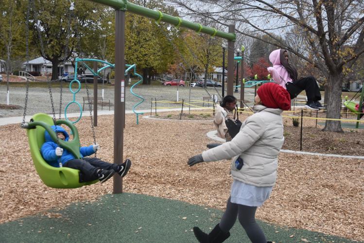 St. Peter debuts Gorman Park playground in ribbon cutting | News ...