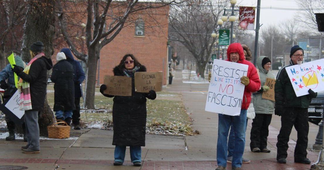 Local Protestors Speak Out in Vinton | News | southernminn.com