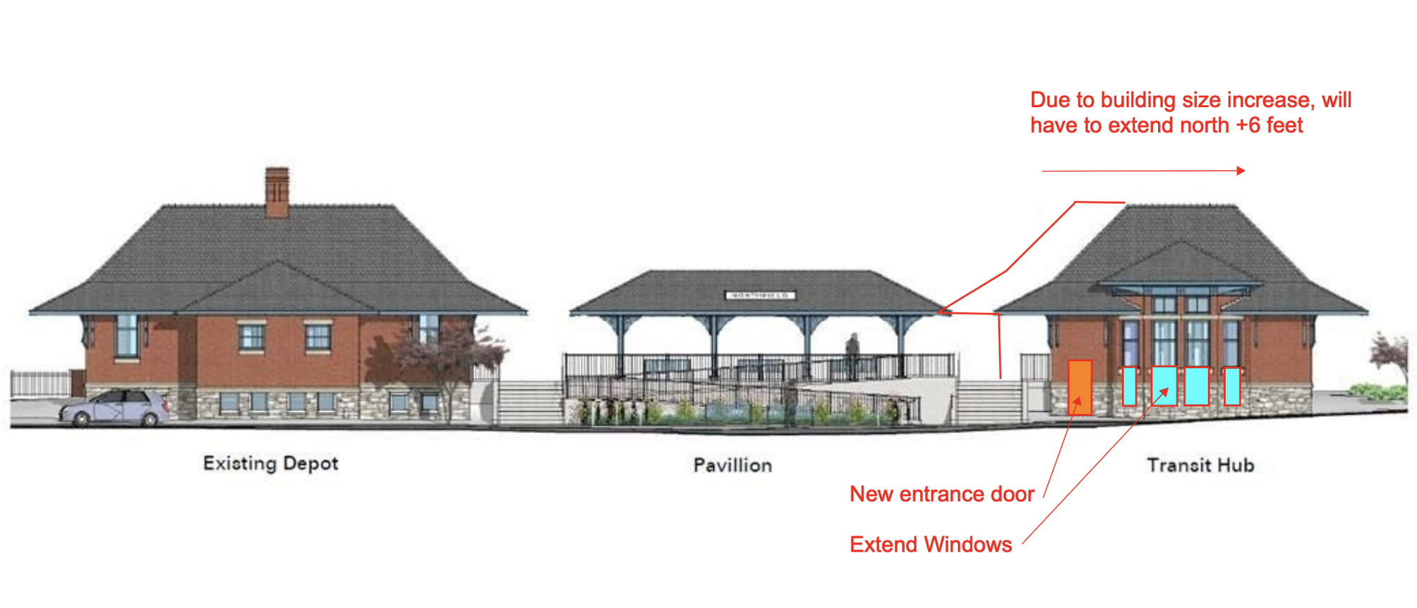 Northfield council chooses Transit Hub design with stair, elevator ...