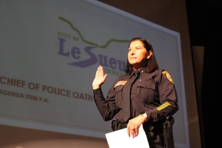 GALLERY: Pilar Stier sworn in as Le Sueur Police Chief | News ...