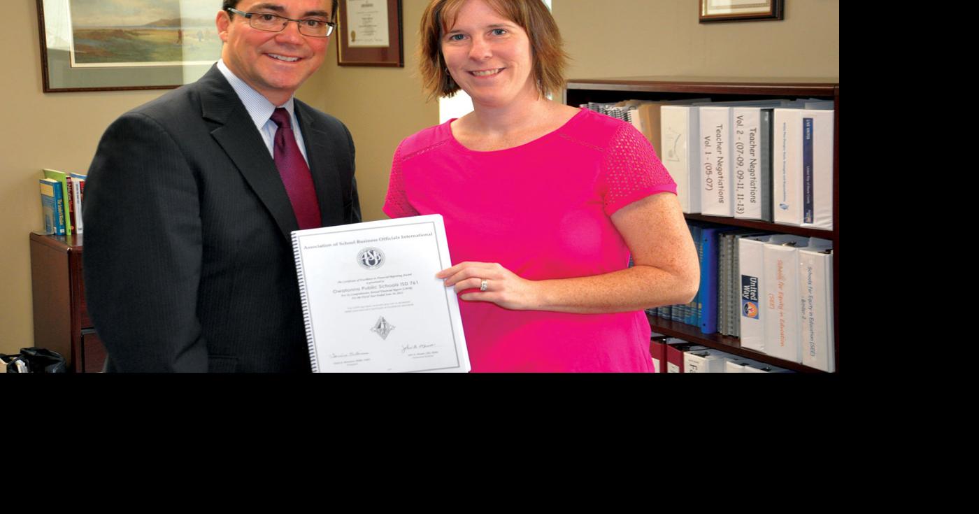 Owatonna School District receives award for outstanding accounting ...