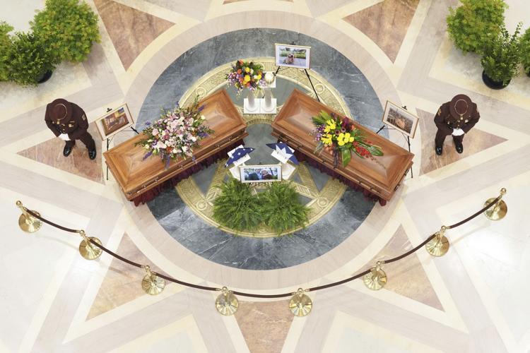 Former MN House Speaker Hortman lies in state as shooting suspect ...