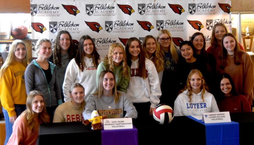 Signing day for BA volleyball stars Hanson and Trump | Sports ...