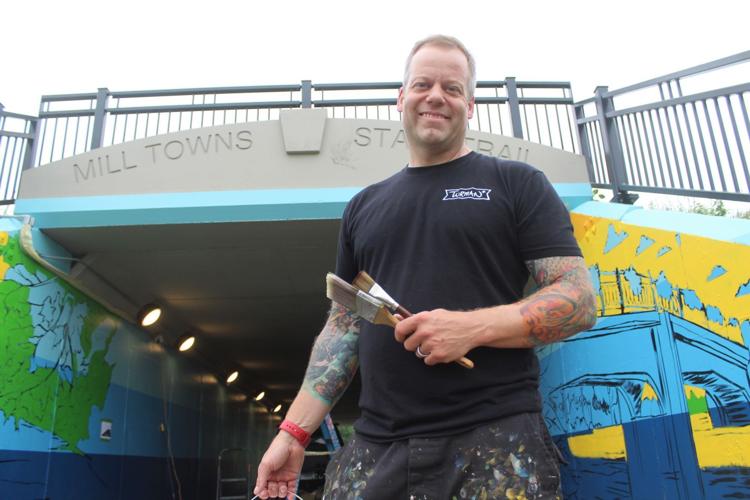 Artist hopes underpass murals create good vibes | News | southernminn.com
