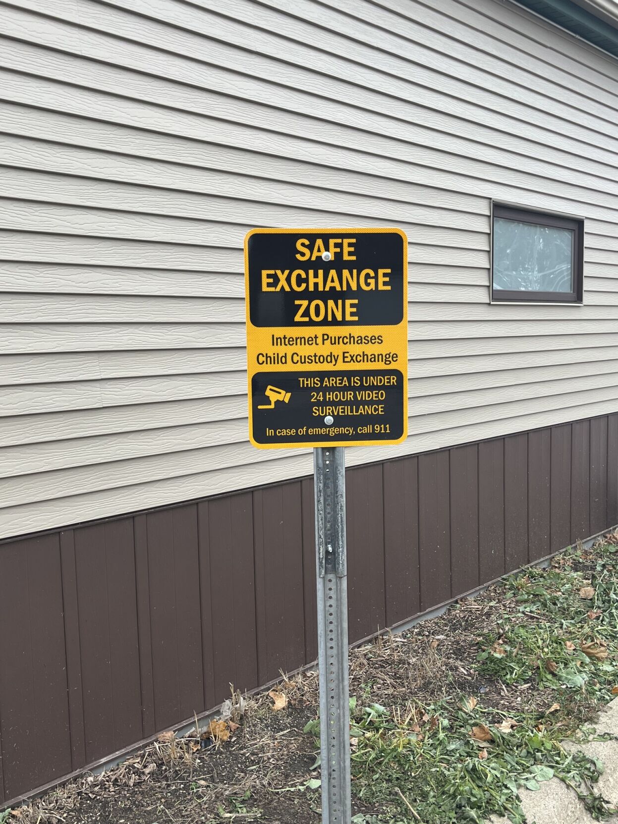 New 'Safe Exchange Zone' installed in Kenyon Police Department lot ...
