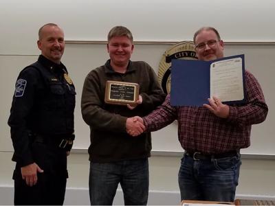 Northfield Police Department awards Tyler Johnson Police Reserve ...