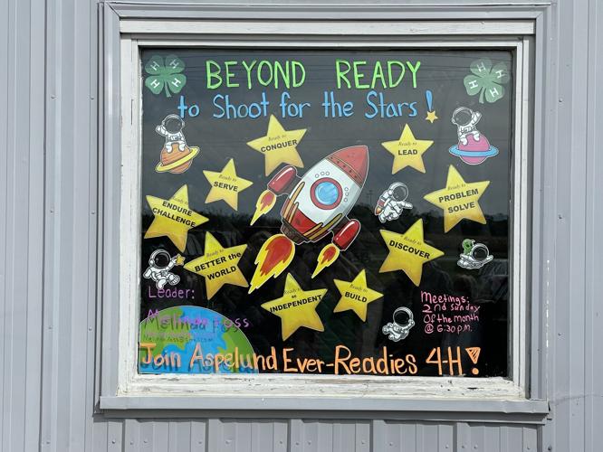 Aspelund Ever-Readies 4-H Club creates window display | Community ...