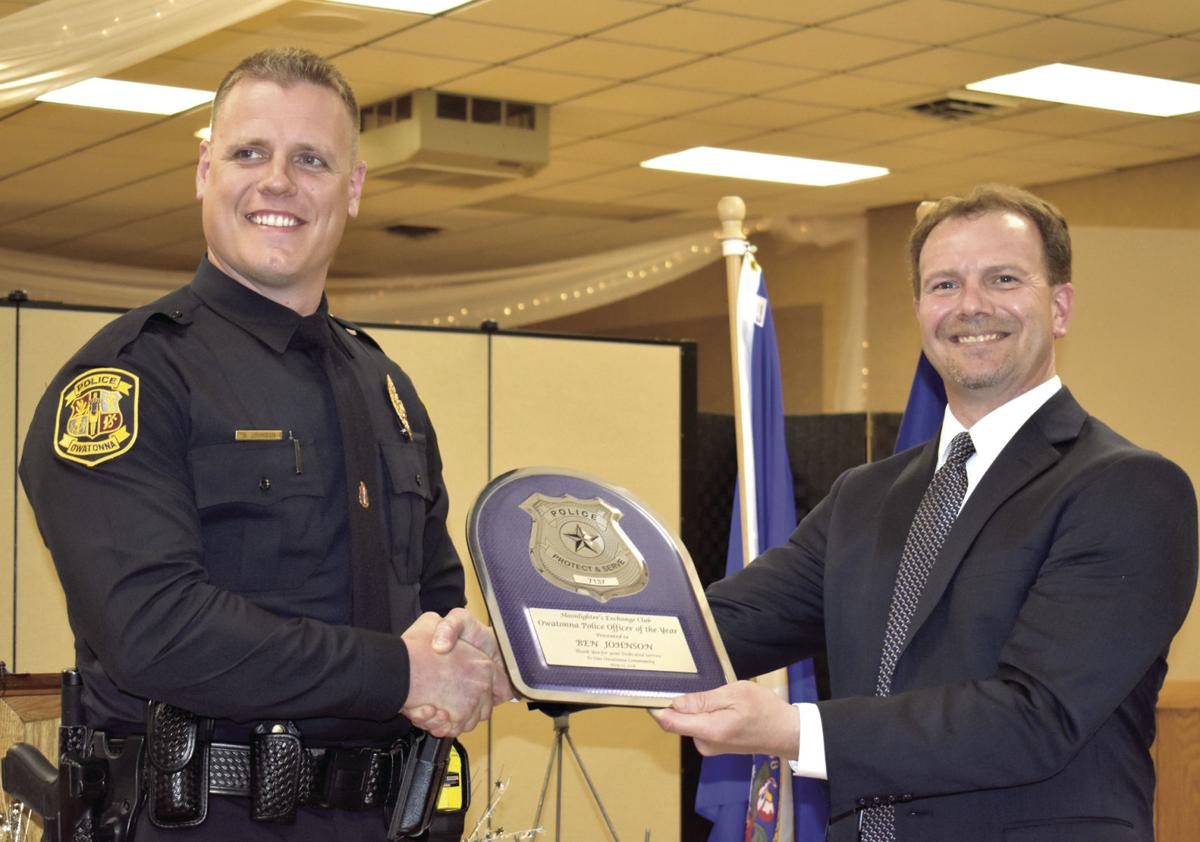 Johnson named 'Police Officer of the Year' for Owatonna | Local ...