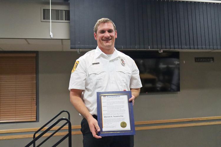 Terpstra honored as Firefighter of the Year | News | southernminn.com