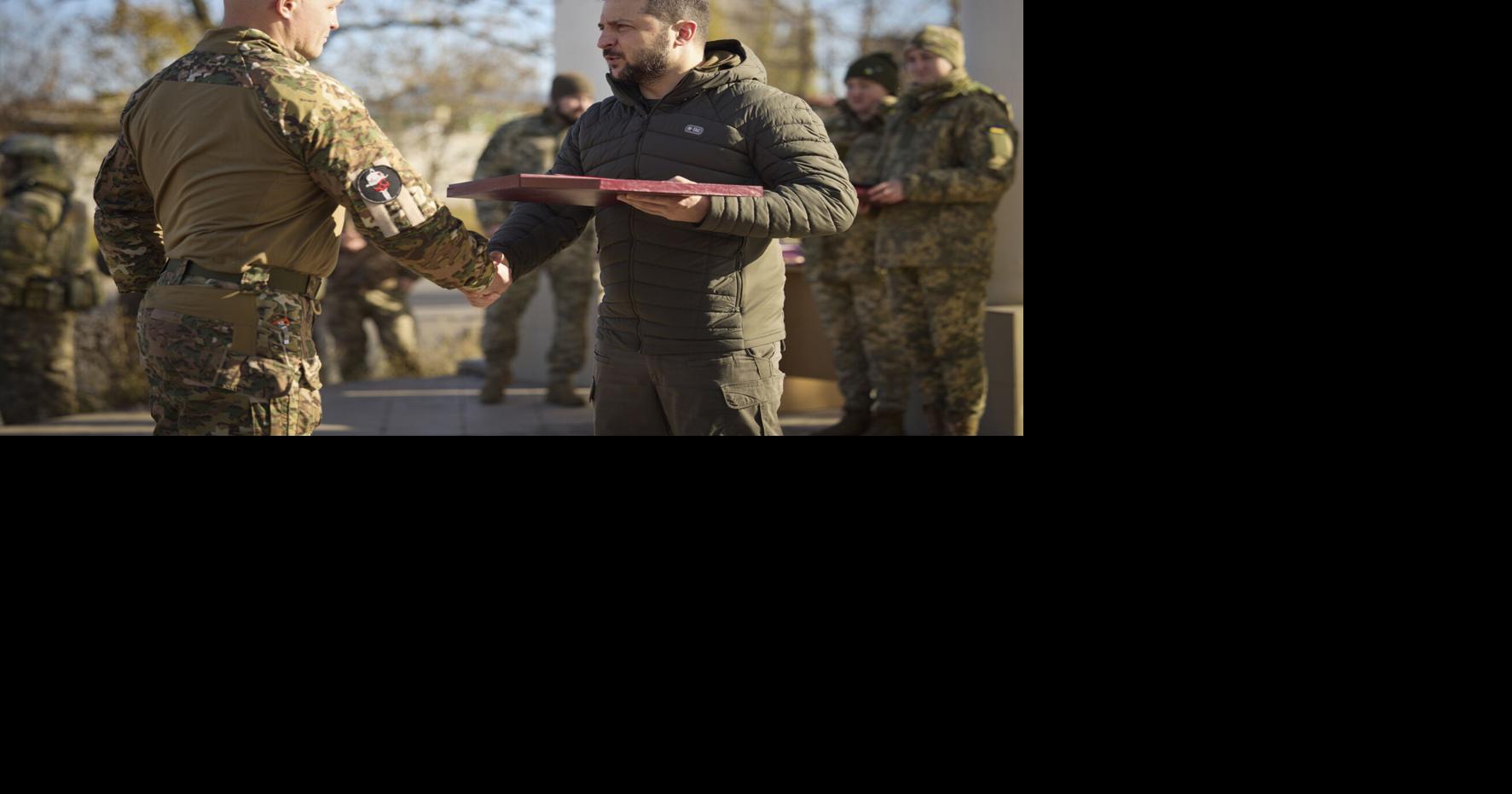 Ukraine's president calls liberation of Kherson 'beginning of the end ...