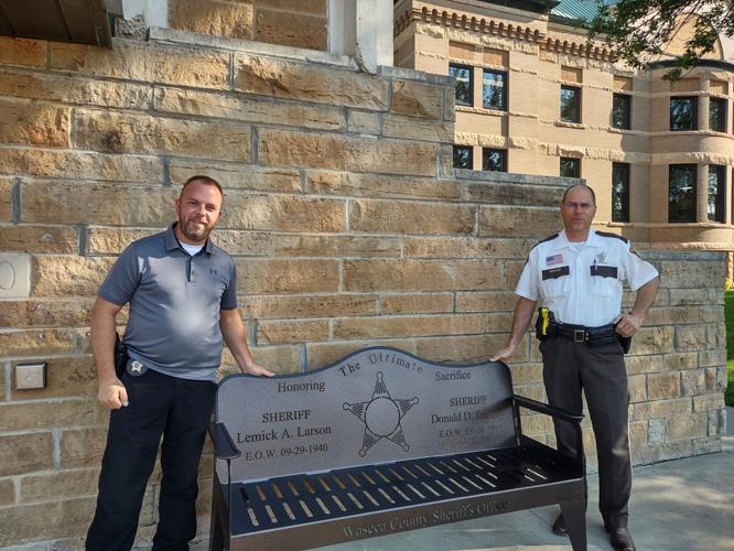 New benches honor fallen Waseca County sheriffs | News | southernminn.com