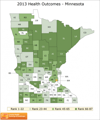 Rice County in the top 25 percent of Minnesota's healthiest counties ...