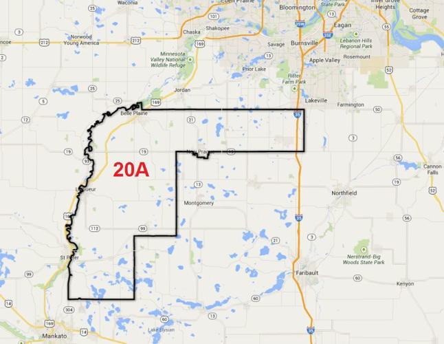 Le Sueur bank president and National Guard Col. Brian Pfarr announces ...