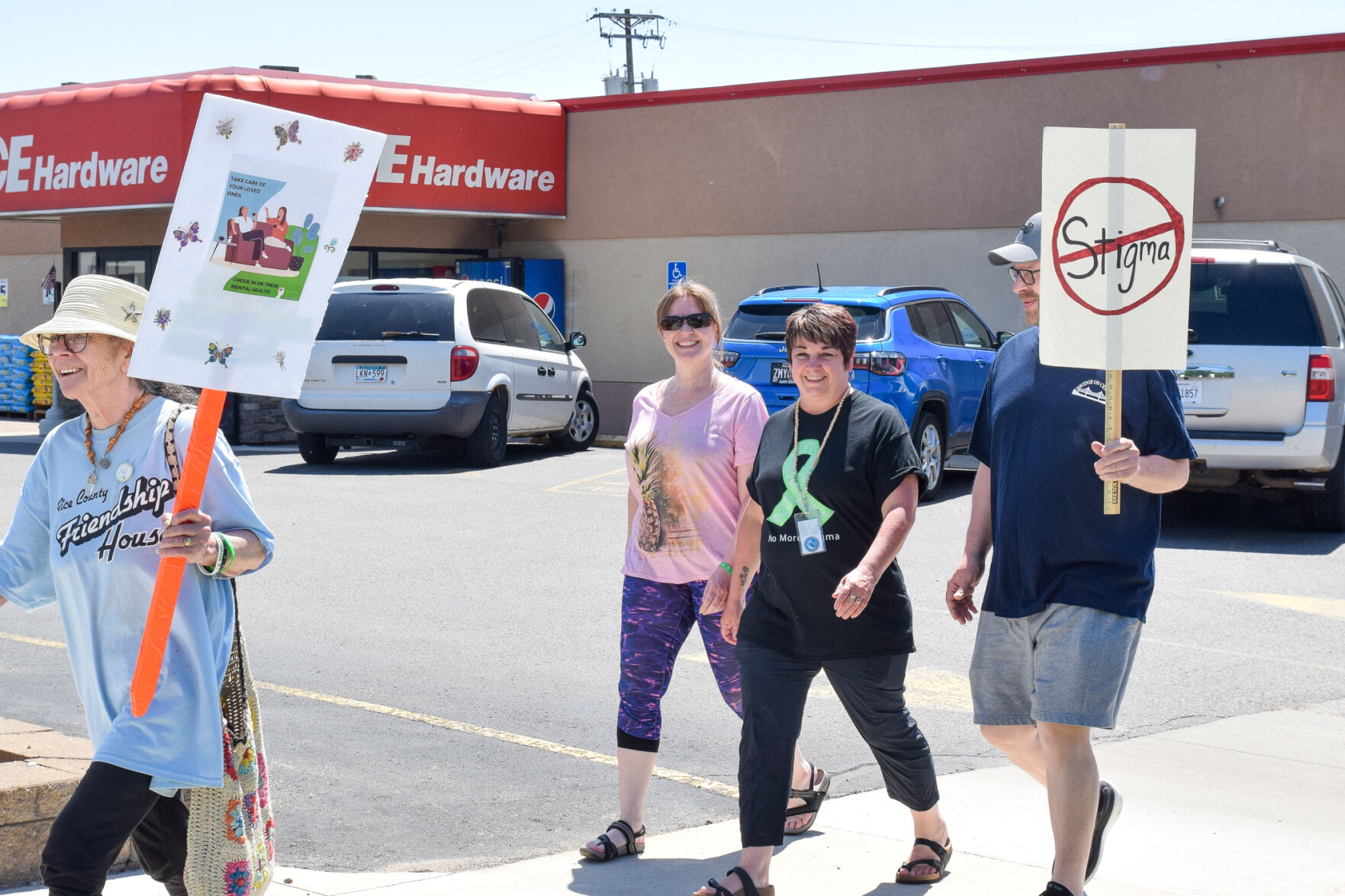 Mental Health Walk draws crowd to downtown Faribault, aims to break ...