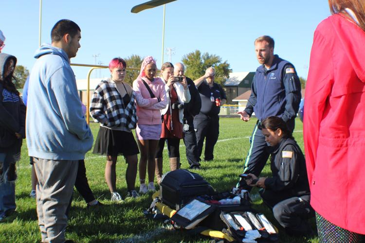 Emergency helicopter visits LS-H EMR class for hands-on learning | News ...