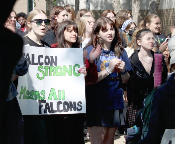 FHS students protest to ‘save the Falcons,’ ‘all of them’ | News ...