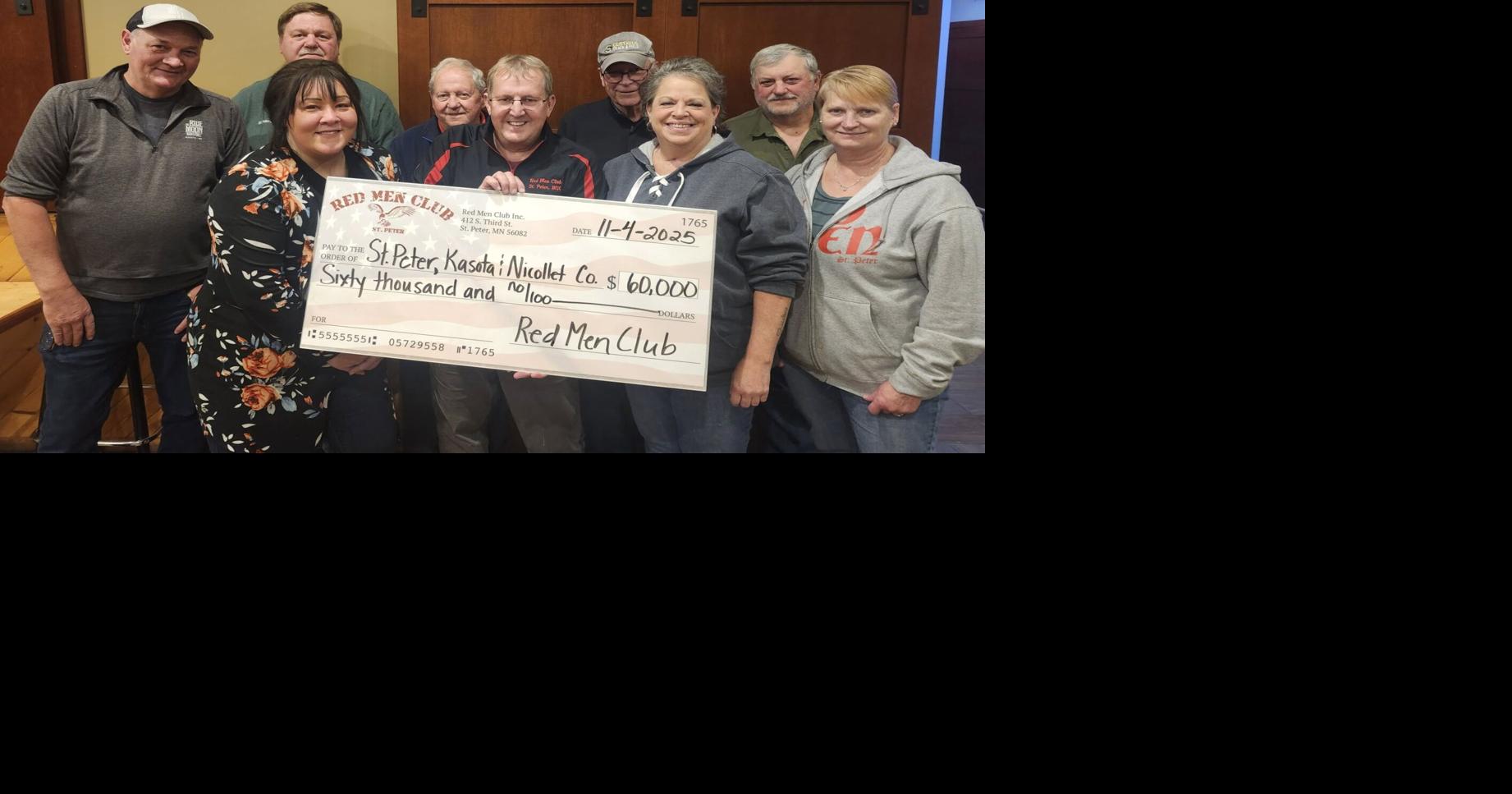 Red Men Club donated $60,000 to area communities | | southernminn.com