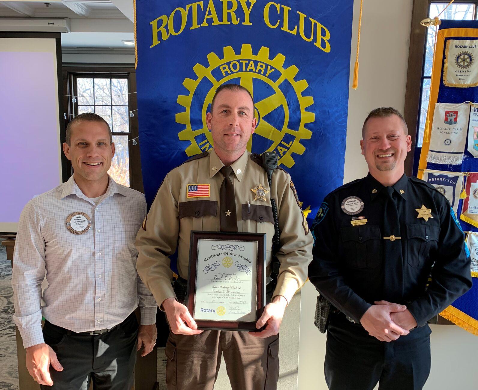 Rotary Club welcomes sergeant | Community | southernminn.com