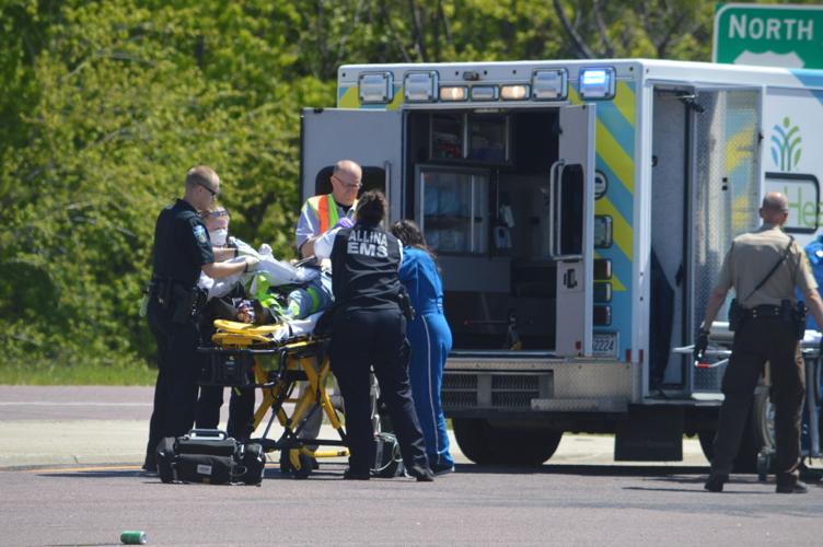 Victim evacuated by helicopter after broadside crash on 169 | News ...