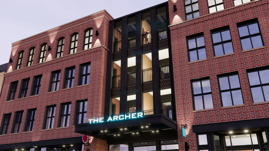 Restaurant, apartments, extended stay included in approved development plan for 'The Archer' in ...