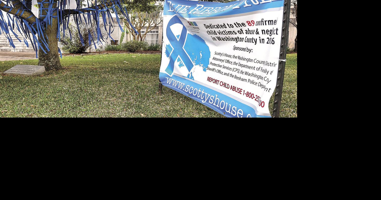 Blue Ribbon Tree reminder of child abuse in county | News ...