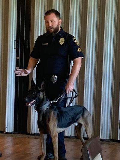 Paws on Patrol: Officers Tommy Dozier and Uzi give presentation at ...