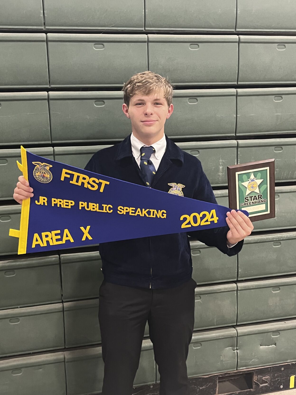 Sartwelle Star Greenhand in Area FFA | Karnes Countywide ...