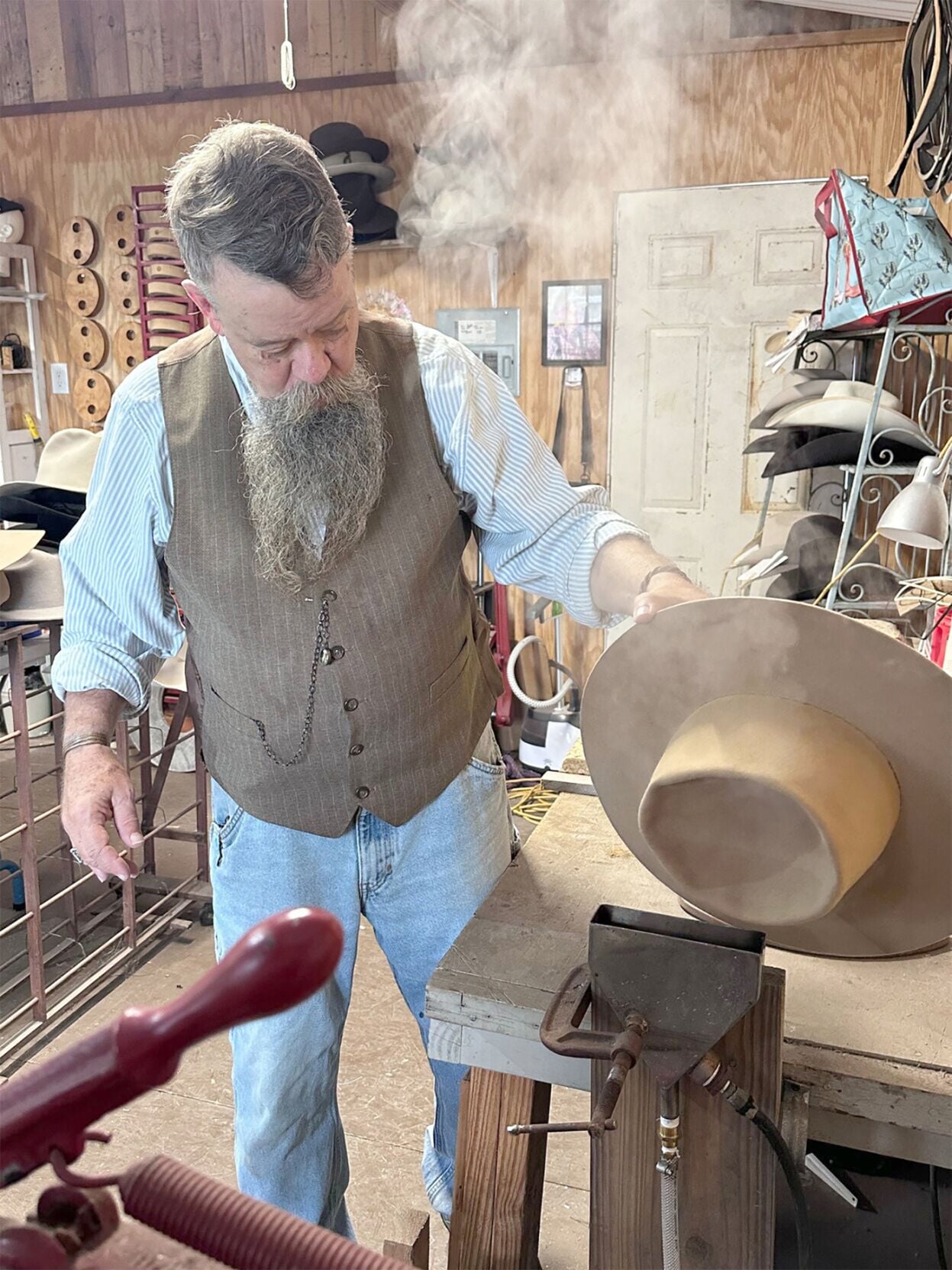Former Beeville teacher trades classroom for custom hat-making ...