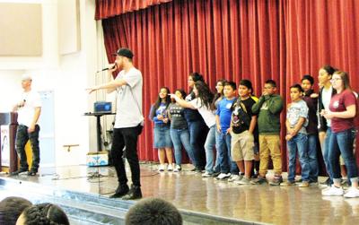 Rapper drops motivational rhymes at Mathis ISD | News | southtexasnews.com