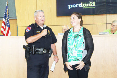 Cory introduces new police officers | Archives | southtexasnews.com