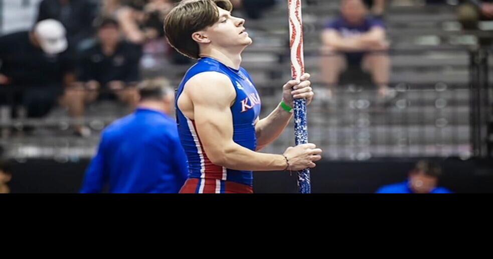 Kansas' Meacham wins Big 12 Conference pole vault title | Refugio ...