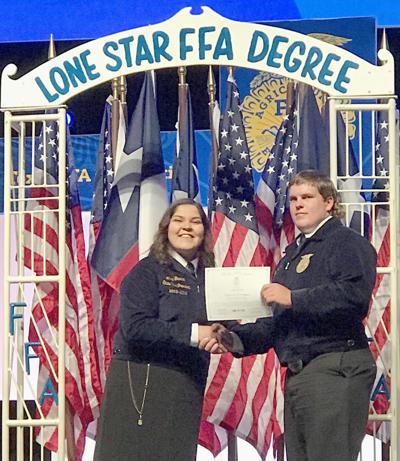 Local students awarded Lone Star Degree at FFA State Convention ...