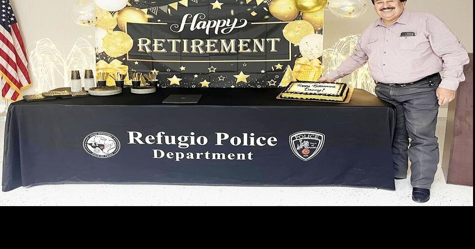 Refugio Police Department investigator honored with retirement luncheon ...