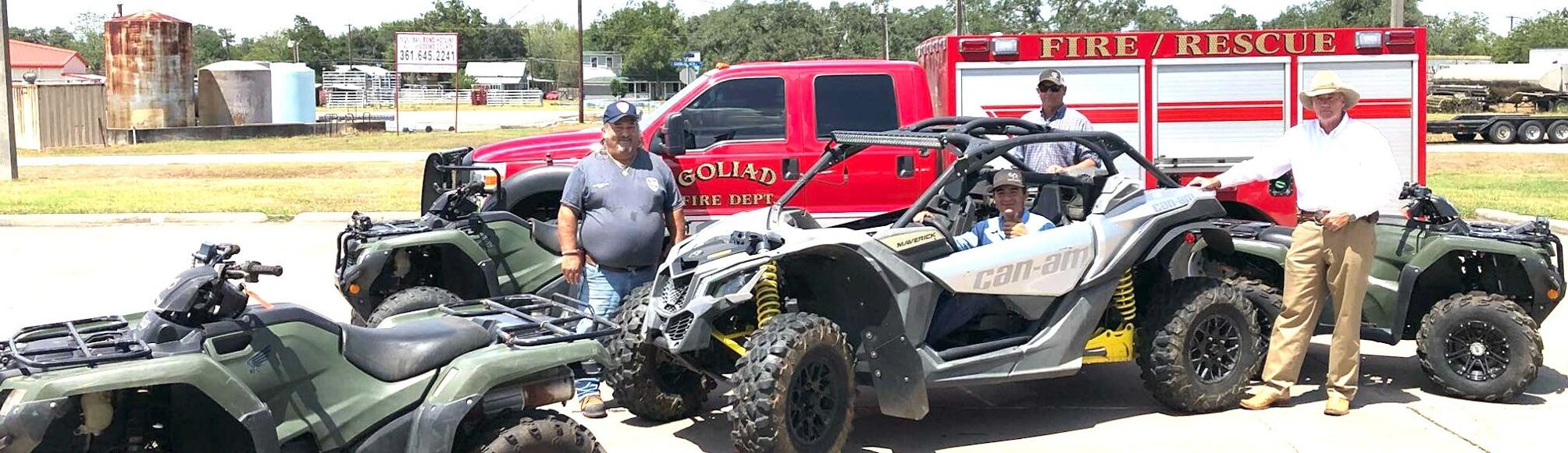 GCSO donates vehicles to fire departments | Goliad Advance-Guard ...
