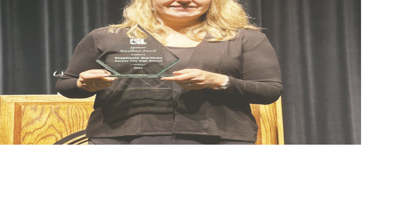 UIL awards Martinez at surprise ceremony | Karnes Countywide ...