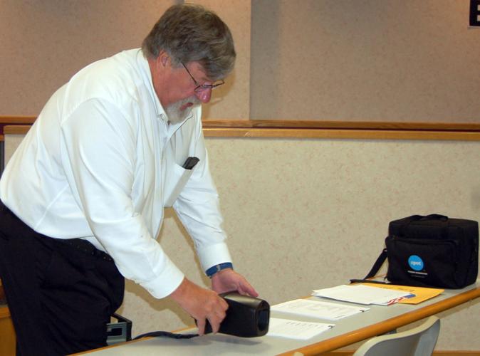 Lions Club members instruct BISD nurses on how to use new iScreen ...