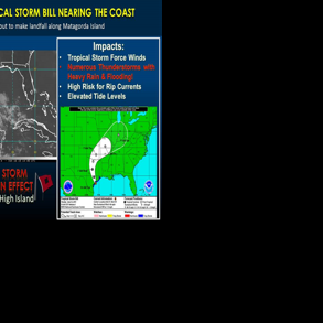 Tropical Storm Bill makes landfall | Archives | southtexasnews.com