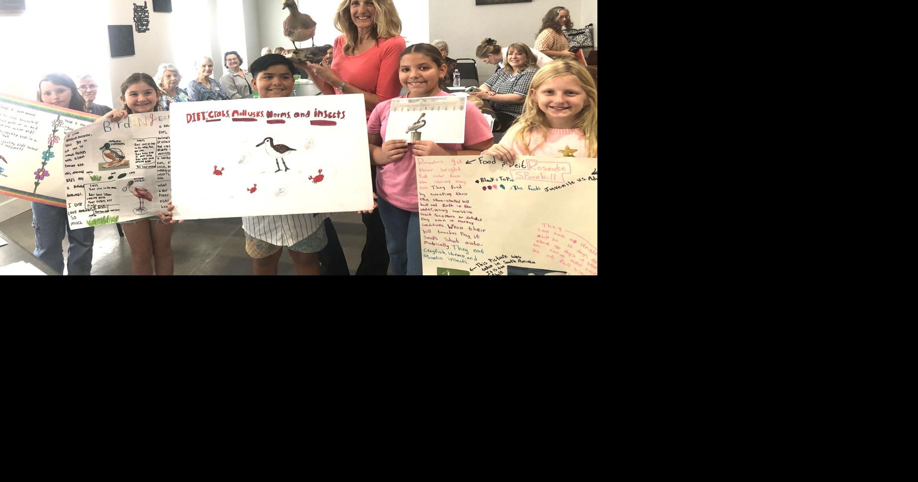 Fulton Elementary birding students present to retired teachers ...