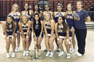 STHS Varsity Cheer Squad receives first place trophy at Austin camp ...
