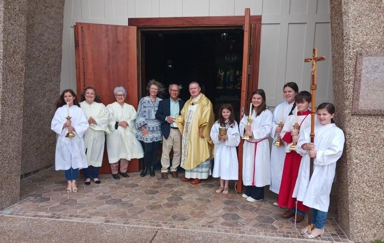 Divine Doors: Ingleside Church Blessed by Contribution | San Patricio ...