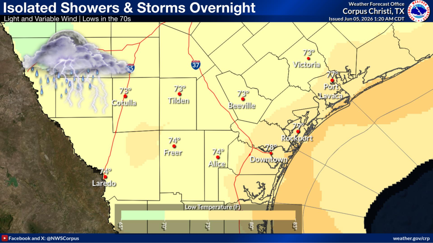 Scattered storms continue across South Texas through weekend | Beeville ...