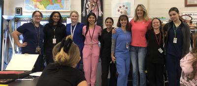 Rockport-Fulton High School’s medical class visited Fulton Elementary ...