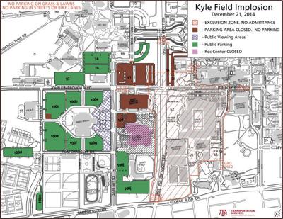 Kyle Field implosion will be staged Sunday | News | southtexasnews.com