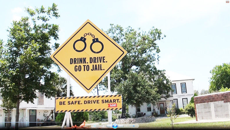 TxDOT places oversized signs to emphasize driver safety | Archives ...
