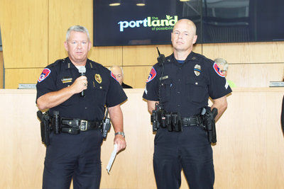 Cory introduces new police officers | Archives | southtexasnews.com