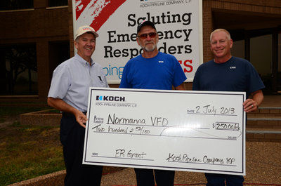Flint Hills Resources and Koch Pipeline Company donate $2,500 to Pettus-Tuleta VFD, $60K to ...