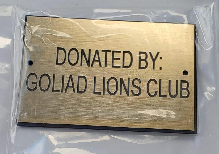 Goliad Lions Club donates benches to library | Goliad Advance-Guard ...