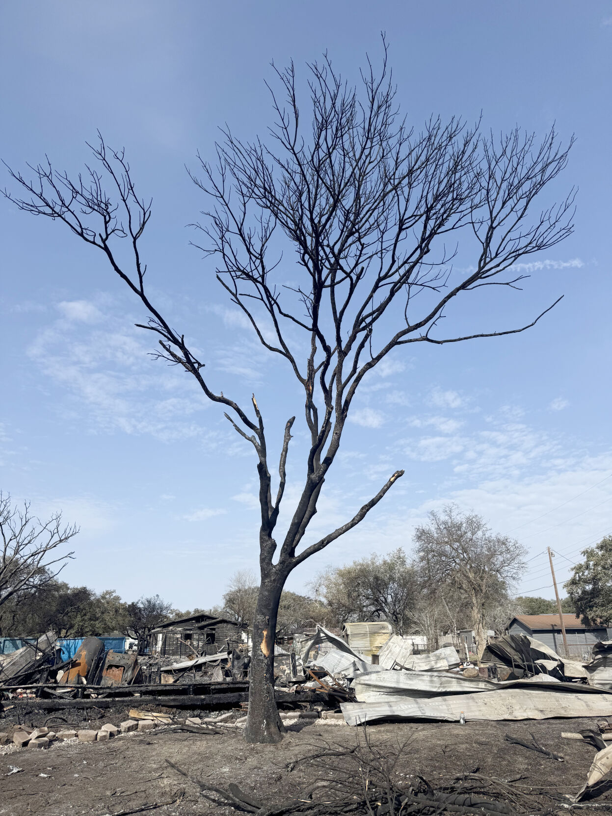 Sinton starting recovery from devastating wildfires | San Patricio ...