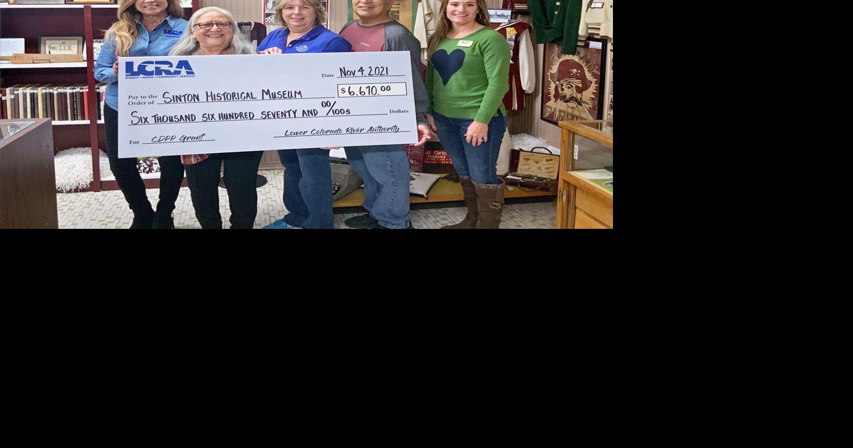 Sinton Historical Museum receives grant | Entertainment & Society ...