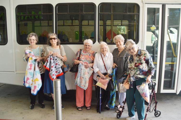 Brookdale Northshore residents helping children with colorful creations ...